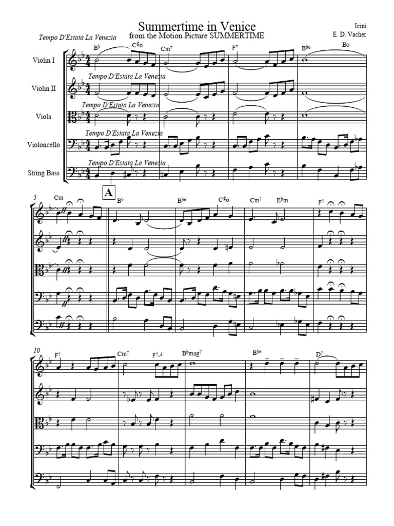Summertime in Venice SC | PDF | Necked Lutes | Music Technology