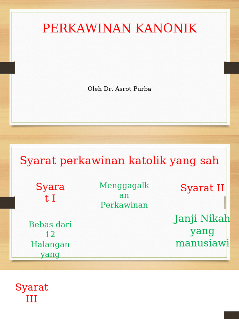 Halangan Nikah dalam Gereja Katolik | PDF
