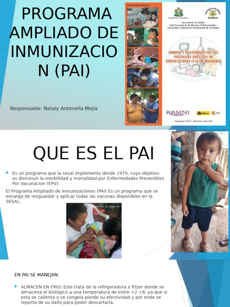 Programa Ampliado de Inmunización (PAI) | PDF | Vacunas | Salud pública