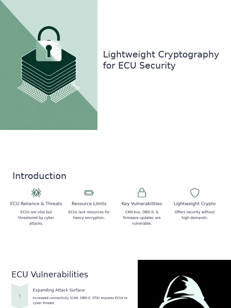 Lightweight Cryptography For ECU Security | PDF | Cryptography | Encryption