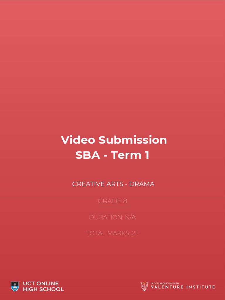 Grade 8 Drama Improvisation Submission | PDF | Plagiarism | Hyperlink