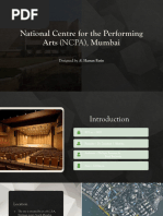 Ncpa Case Study | PDF | Theatre | Entertainment (General)