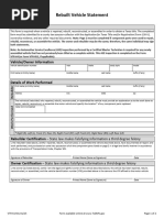 Texas Rebuilt Vehicle Statement Form VTR-61 | PDF | Pickup Truck ...