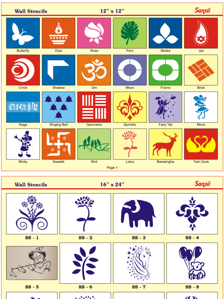 All Stencil Designs | PDF