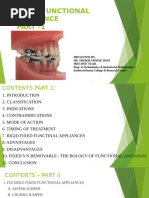 Fixed Functional Appliance | PDF | Orthodontics | Dentistry Branches