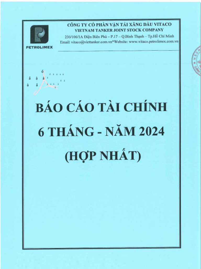Vto BCTC Hop Nhat Quy 2 Nam 2024 | PDF