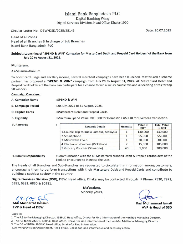 Circular Letter | PDF