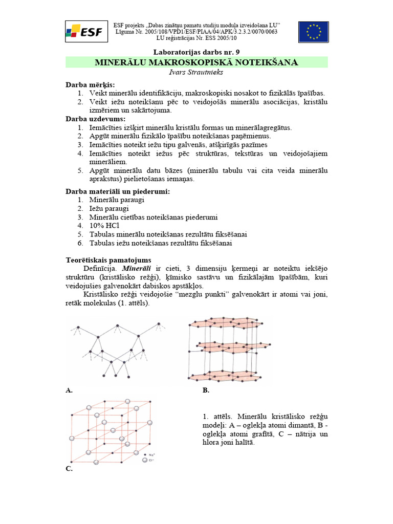 LD 09 Mineralu Makrosk Is | PDF