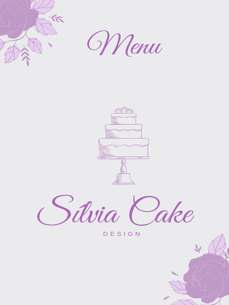 Cardápio de Bolos e Doces Sílvia Cake | PDF | Amendoim | Chocolate