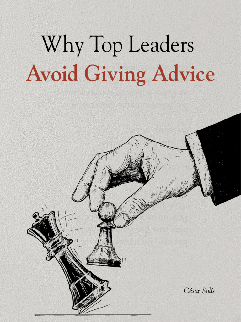 Why Leaders Avoid Giving Advice | PDF