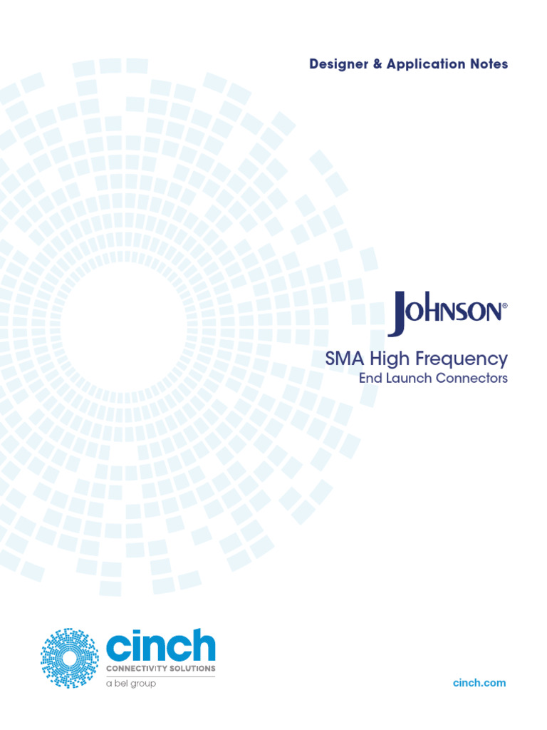 High Frequency SMA End Launch Connectors | PDF | Printed Circuit Board ...