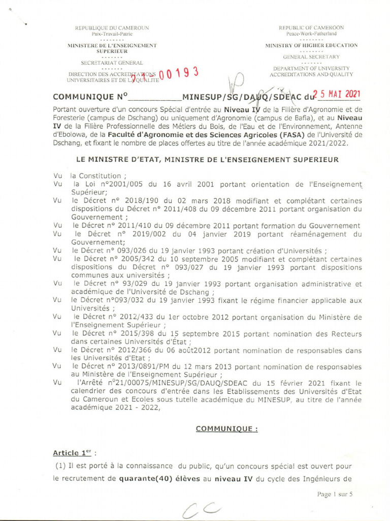 FASA UDs 2021 Niveau 4 FR | PDF