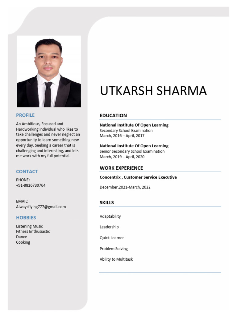 Utkarsh Resume | PDF