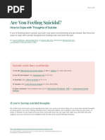 Samaritans Editable Safety Plan | PDF | Behavioural Sciences | Mental ...