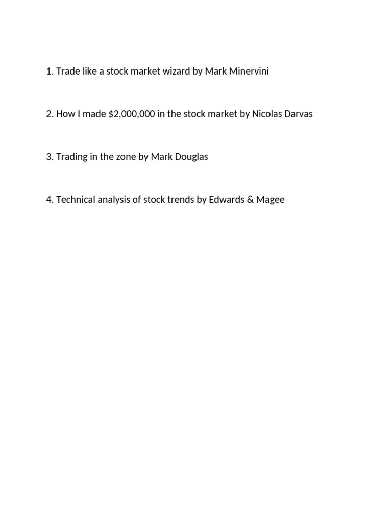 Stock Market Book | PDF
