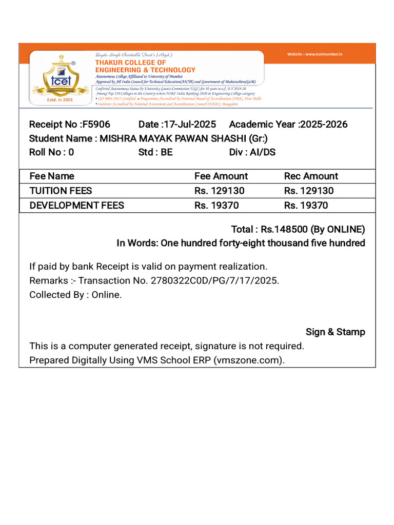 VMS School Mobile App | PDF