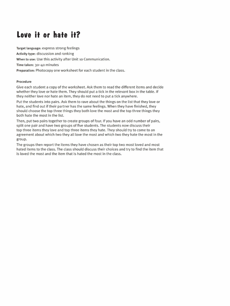 Expressing Strong Feelings | PDF