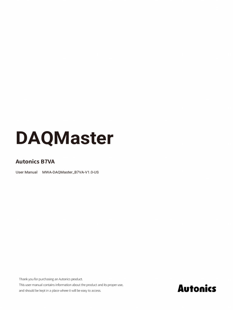 MWA DAQMaster - B7VA V1.0 US | PDF | Computer File | Computer Engineering
