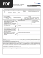 Formulário MEDIF LATAM | PDF | Voo | Transporte