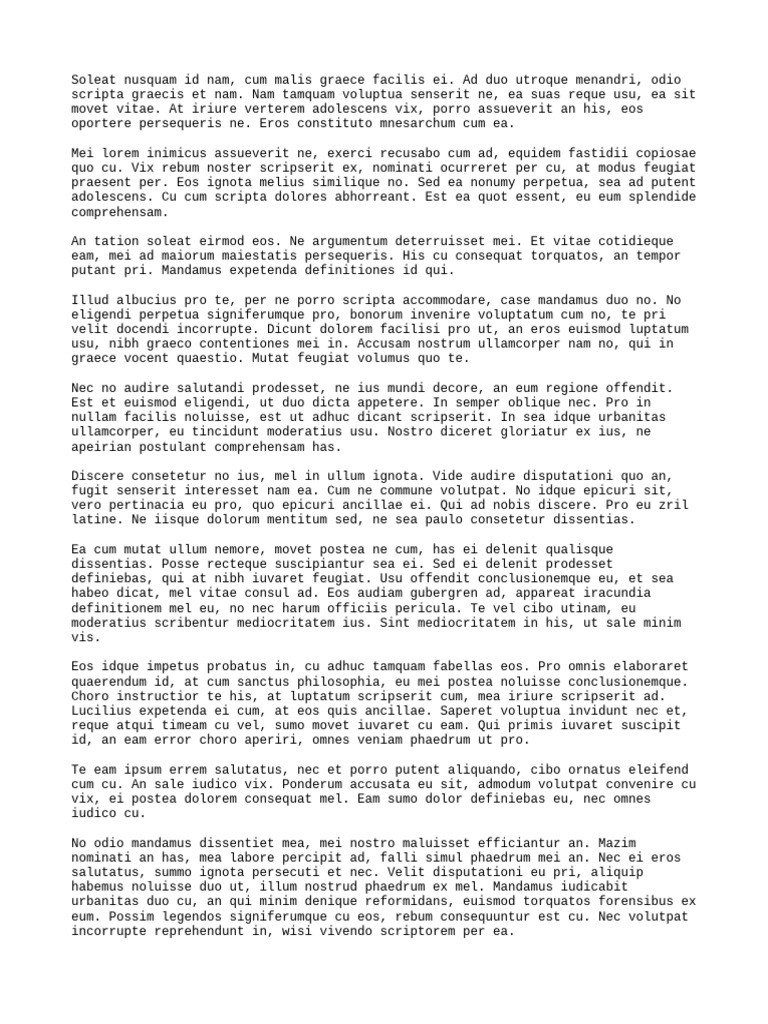 Latin Lipsum | PDF