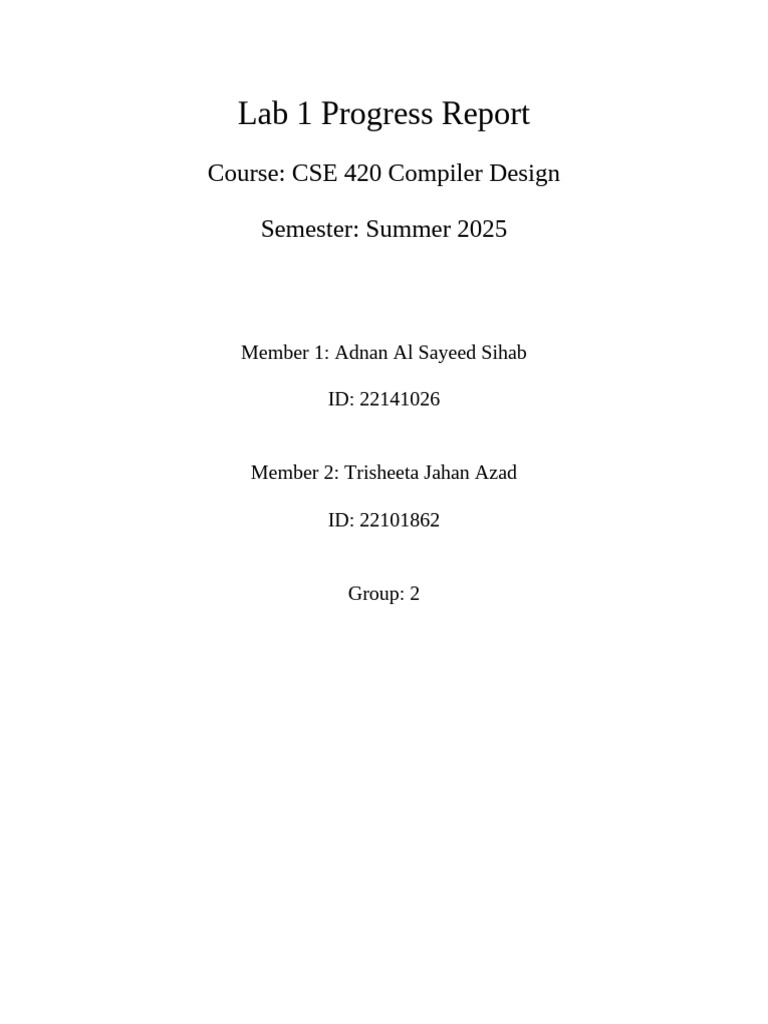 Lab1 Report | PDF