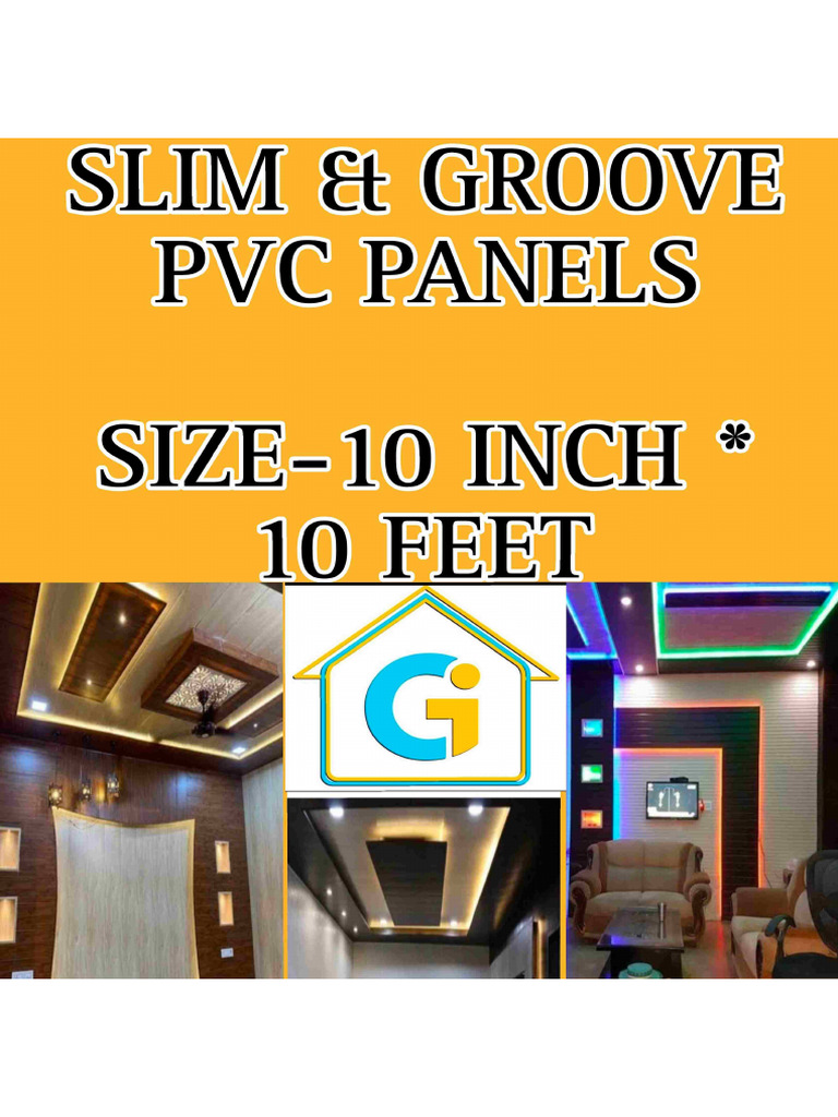 Slim and Groove PVC Panels Gayatri Panels | PDF
