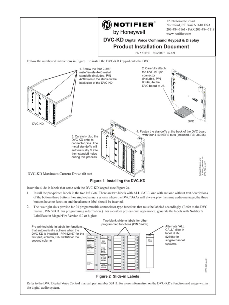 DVC KD Installation Manual | PDF | Manufactured Goods | Telecommunications