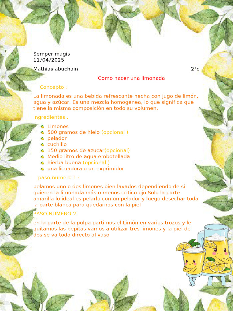 Limonsito | PDF