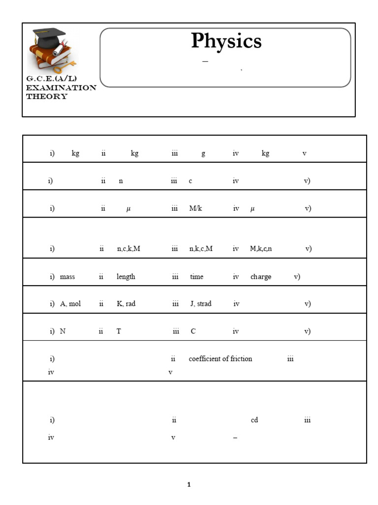 Meaurements Physical Quantities | PDF | Force | Velocity