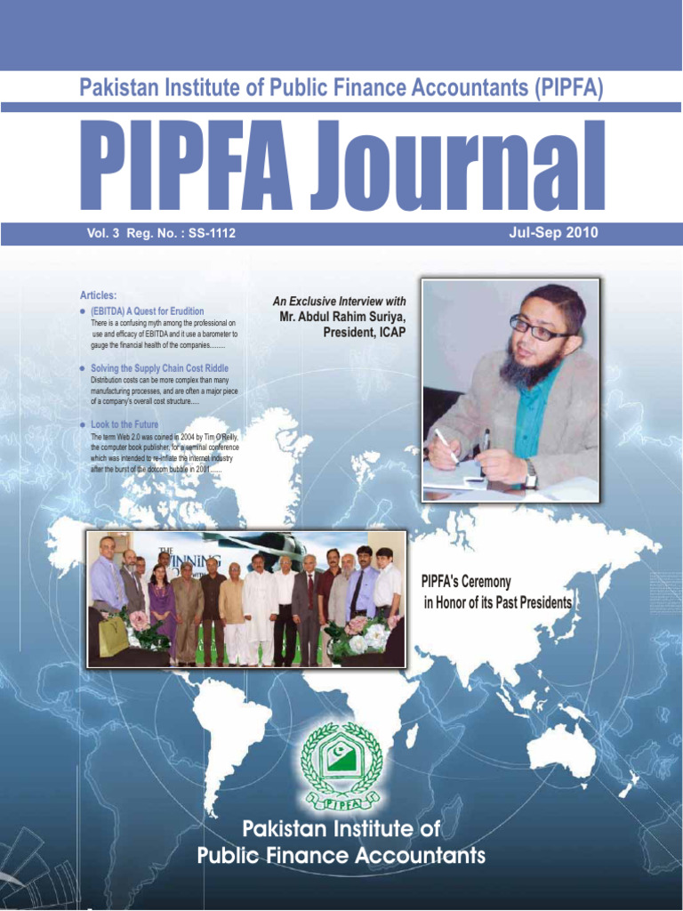 PIPFA Journal (Jul-Sep 2010) | PDF | Business | Economies