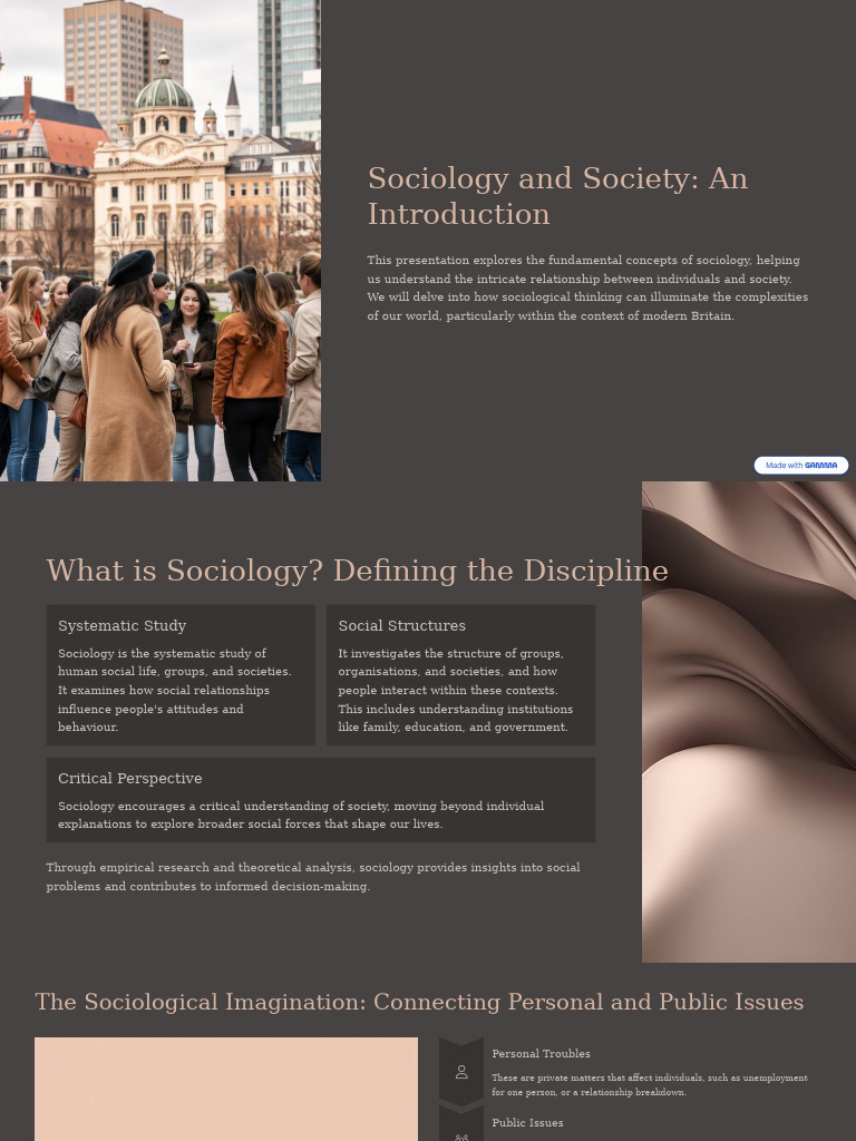 Sociology and Society An Introduction | PDF | Sociology | Science
