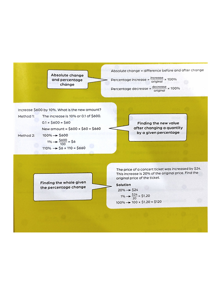 Y8 Maths Revision Note 3 | PDF