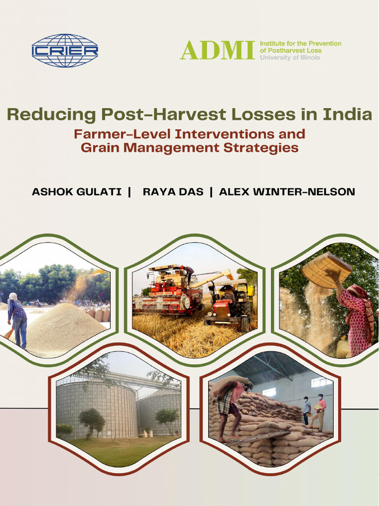 Reducing Post-Harvest Losses in India | PDF | Food Security | Agriculture