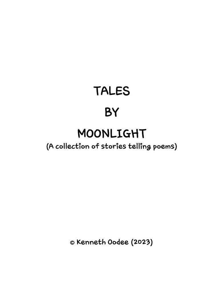 Tales by Moonlight Obooko | PDF