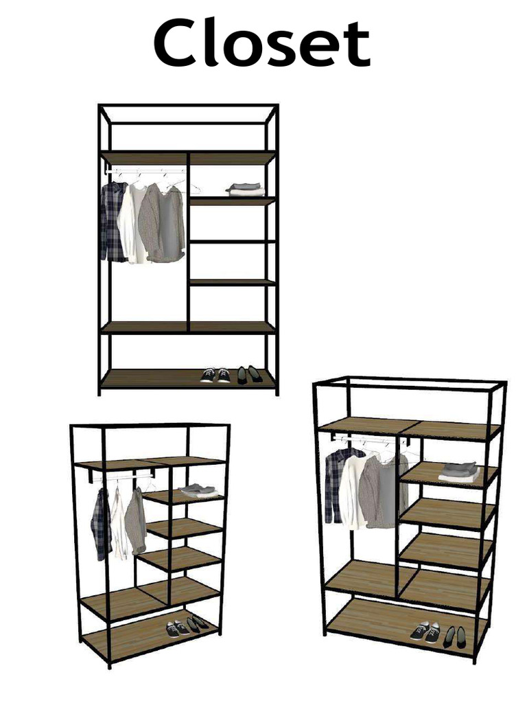 Projeto de Closet em Metalon | PDF