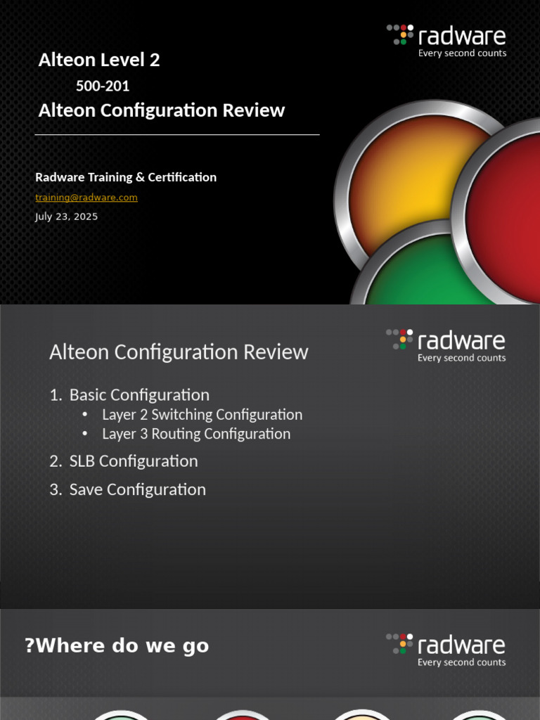 1b Alteon 500-201 - Alteon Review | PDF | Computer Network | Gateway (Telecommunications)