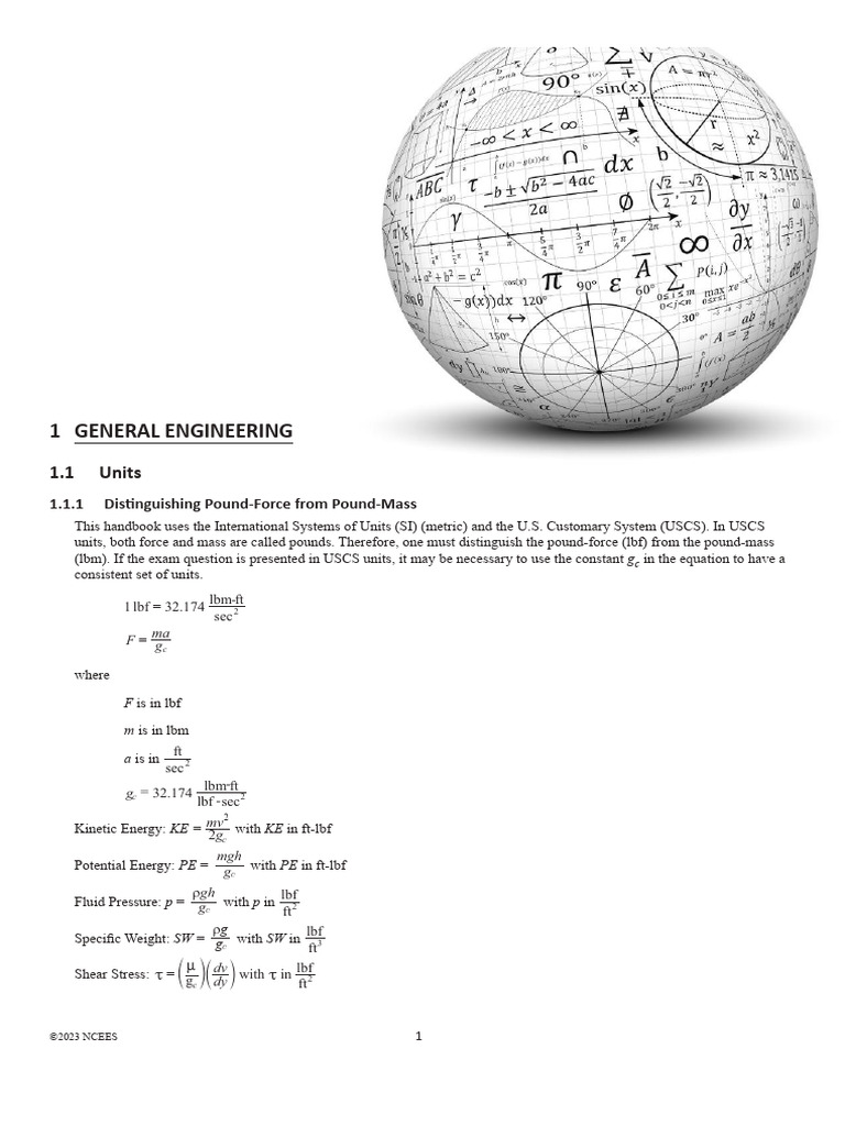 General Engineering Unit Conversions Guide | PDF | Trigonometric ...