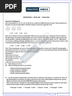 Class 9 Imo 4 Years Sample Paper | PDF | Area | Mathematics