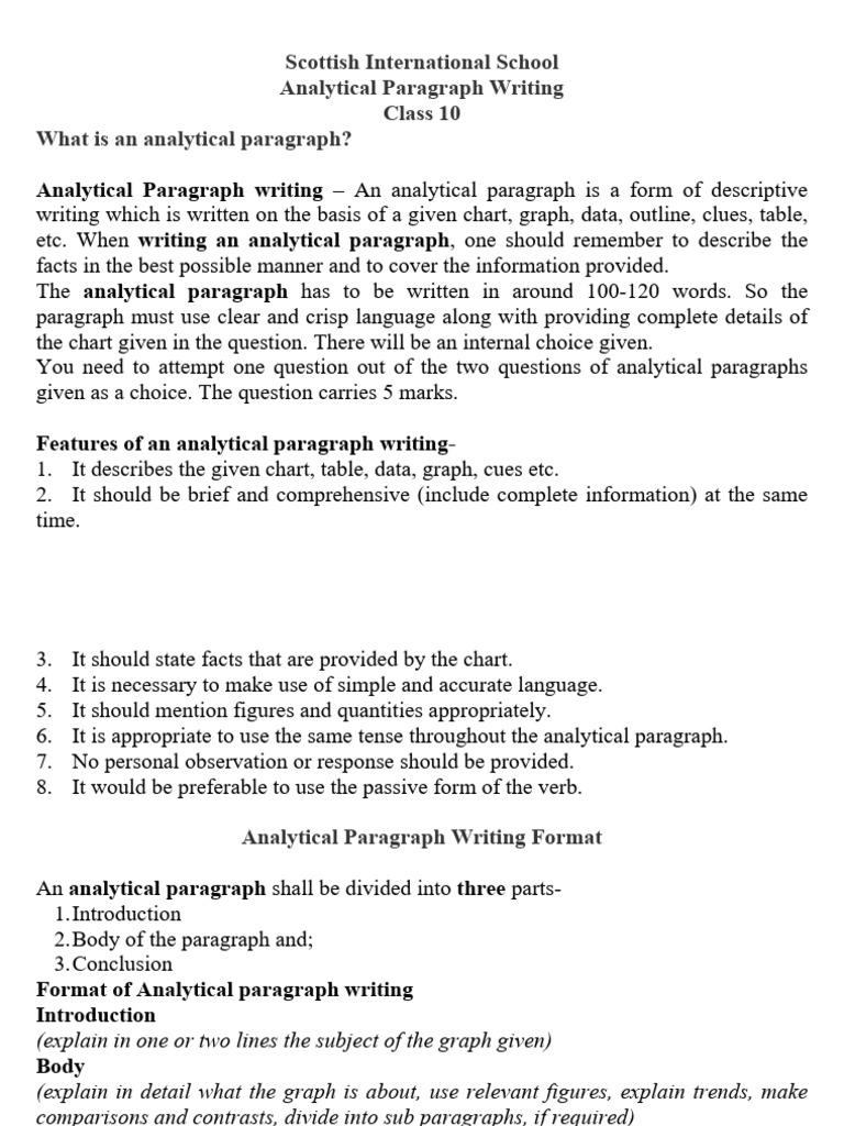 Analytical Paragraph Writing | PDF | Foods | Poverty