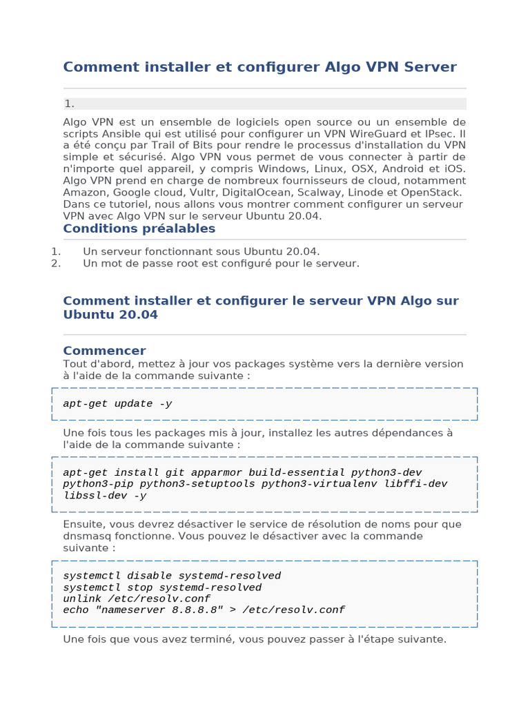Algo VPN Server | PDF | Computing | System Software