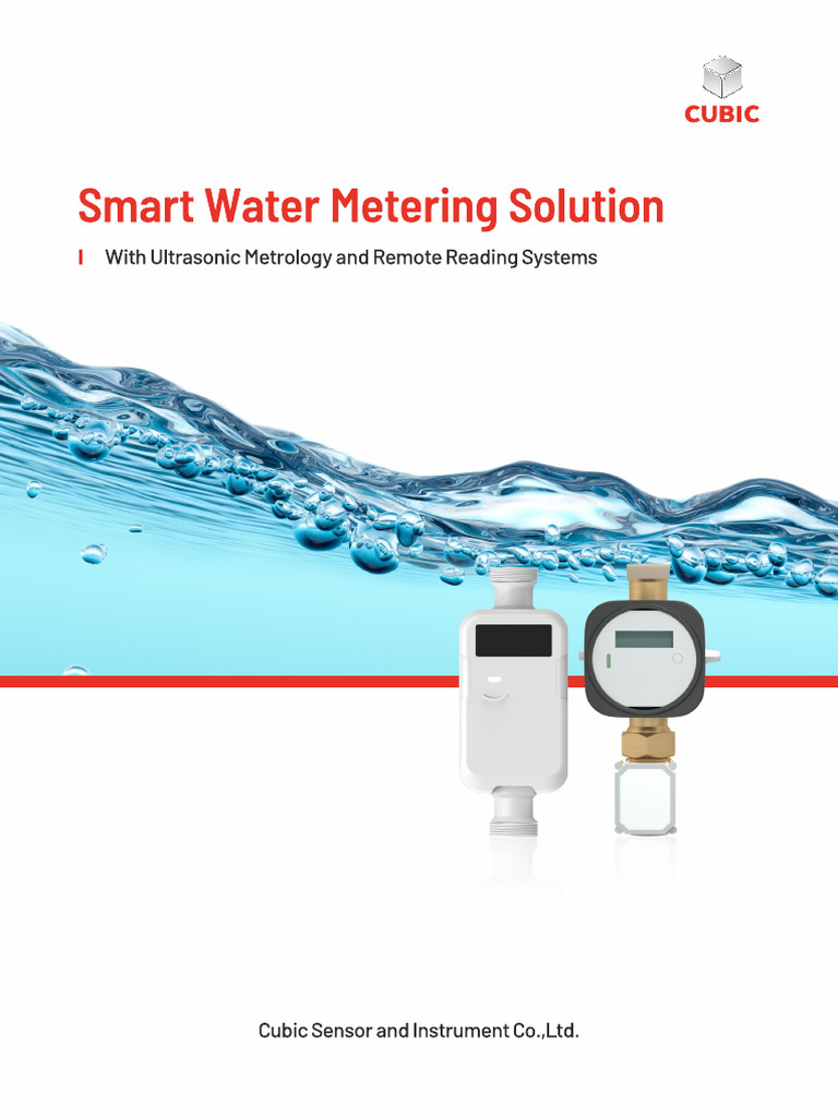 Cubic Smart Water Metering Solution Brochure | PDF