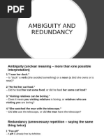 Redundant Sentence Corrections Guide | PDF