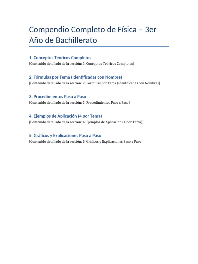 Compendio Fisica Completo Unificado | PDF