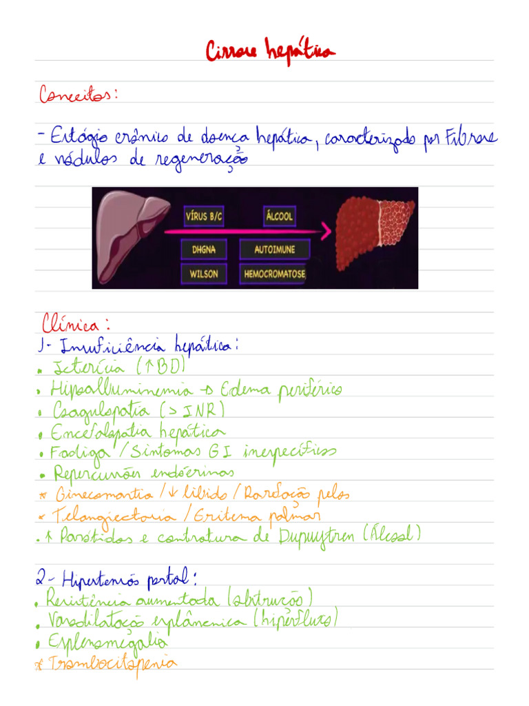 Cirrose Hepática | PDF
