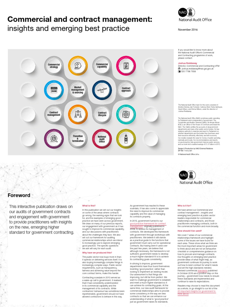 Contract Management Best Practices | PDF | Economies | Business