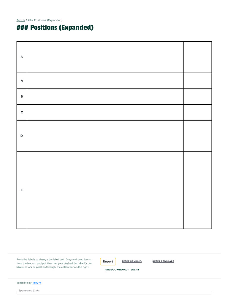 Expanded Sex Positions Tier List | PDF
