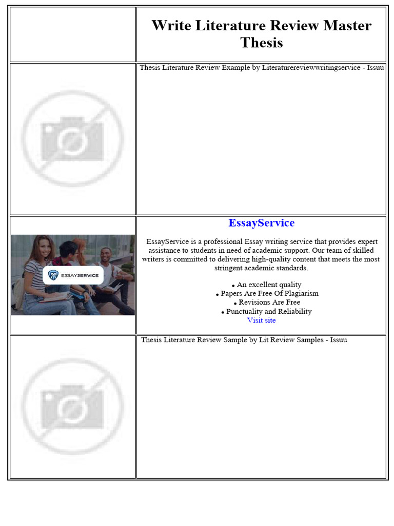 Master Thesis Literature Review Guide | PDF | Essays | Change Management