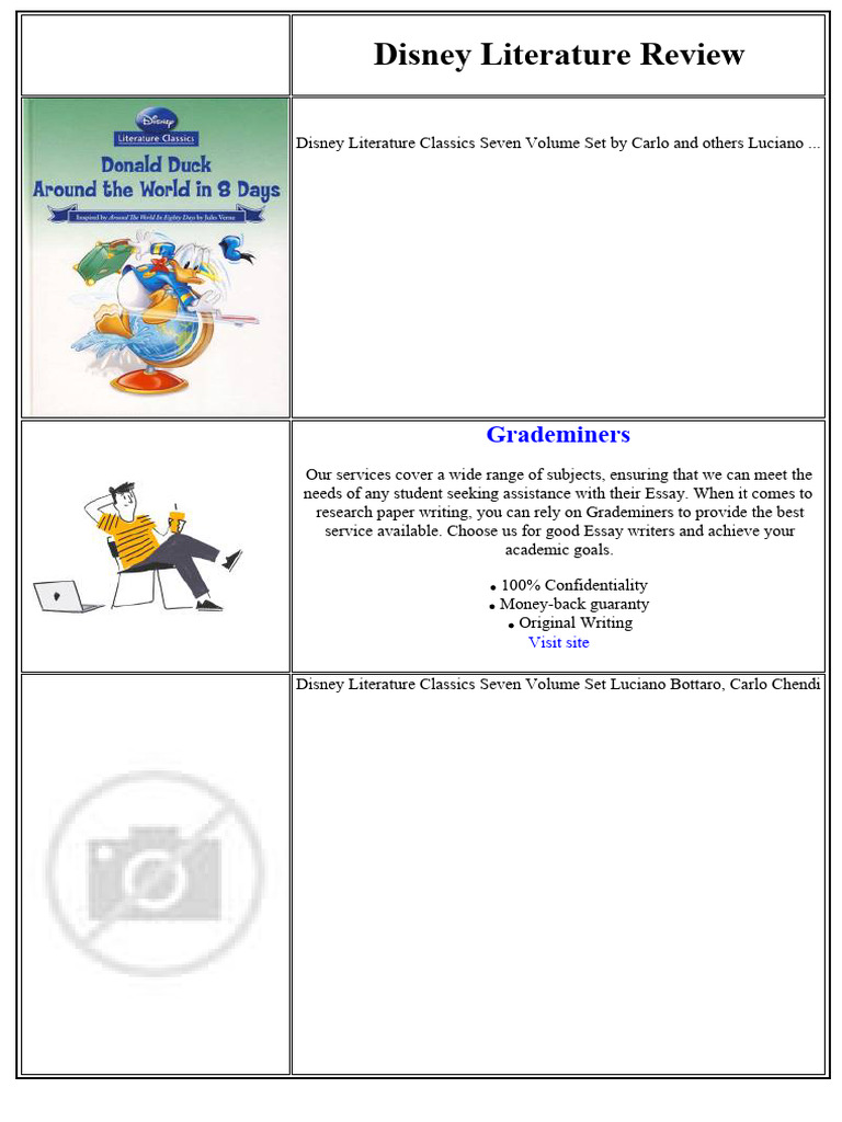 Disney Literature Review | PDF | Voice Over Ip | Corporate Social ...
