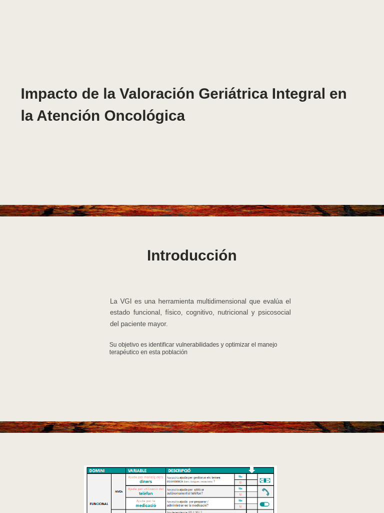 Impacto de La Evaluacion Geriatrica Integral en Onco | PDF | Metaanálisis | Terapia