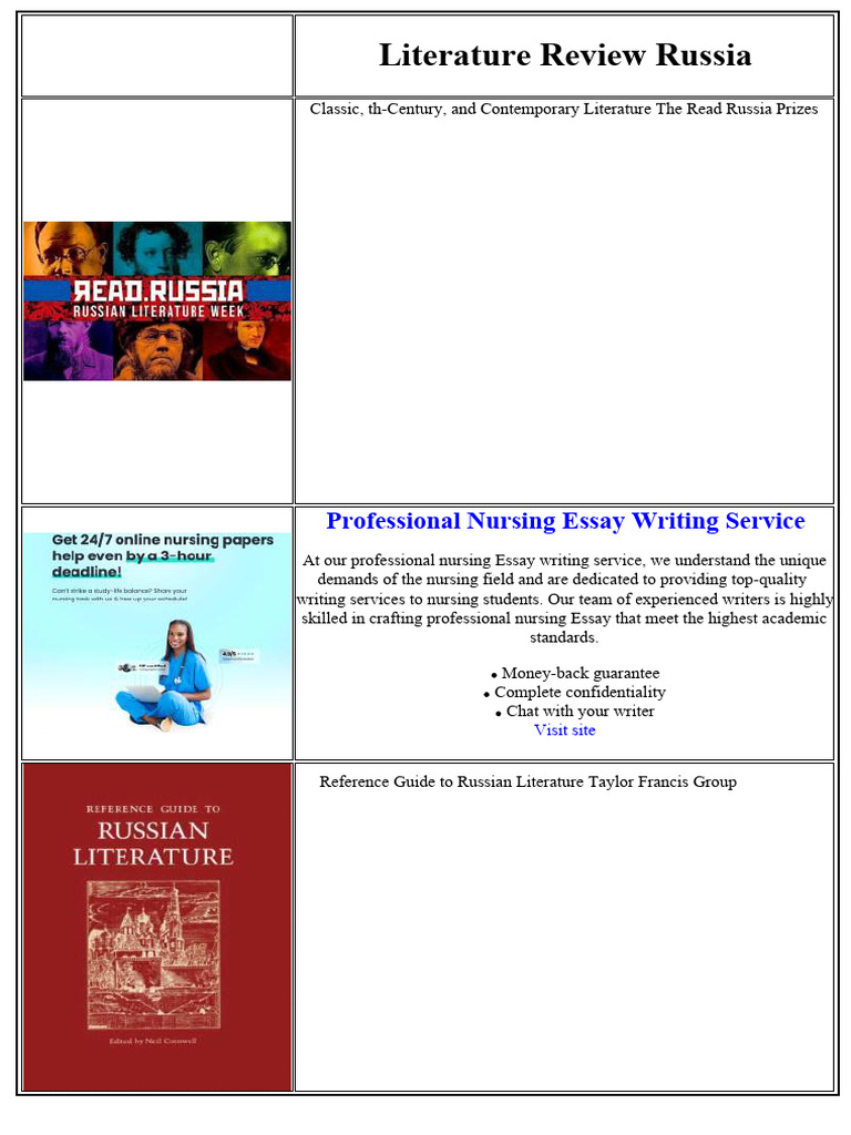 Overview of Russian Literature Review | PDF | Monopoly | Competition